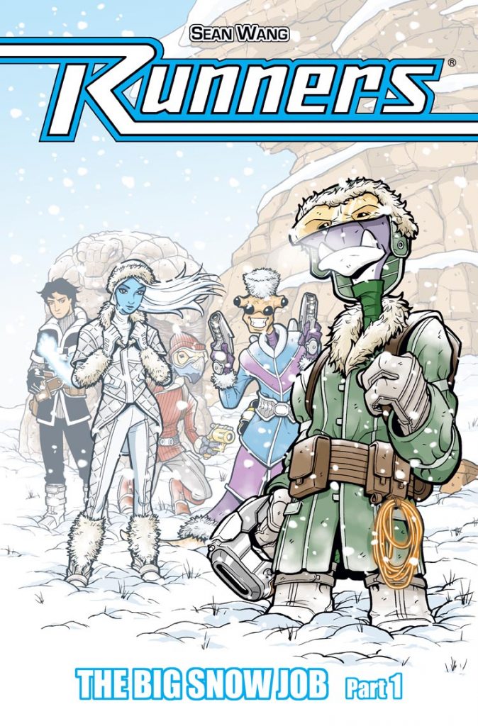 Vol 2 Snow Job – Ch 1 – Cover – runnersuniverse.com