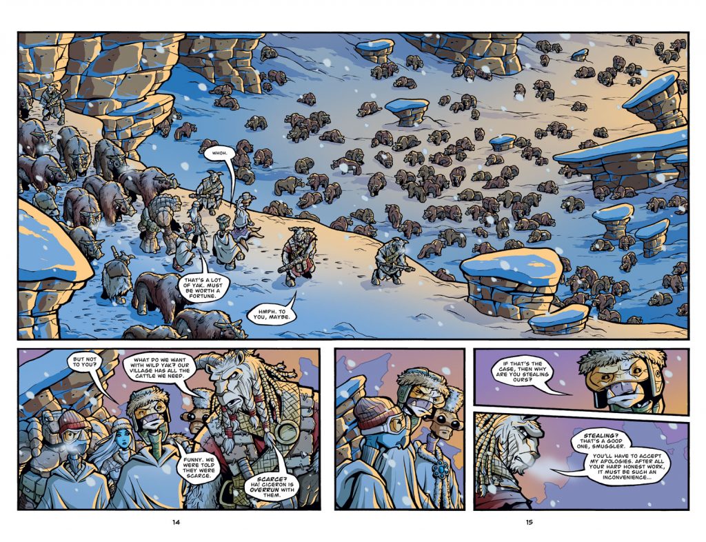 Vol 2 Snow Job – Ch 3 – Pg 14-15 – runnersuniverse.com